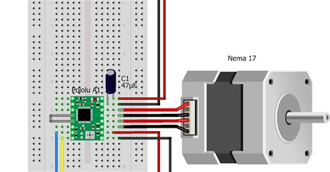 Mein Elektronik Hobby Arduino Kontrolliert Einen Nema 17 Stepper Motor