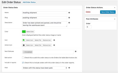 WooCommerce Order Status Manager WooCommerce