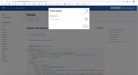 Modal Close X Button Is Selected Issue 2853 Ng Bootstrap Ng