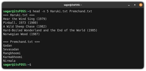 Using Head Command In Linux 5 Examples
