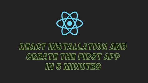 react js setup in vs code installation and create first app react js tutorials tutorials