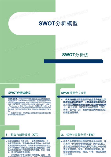 swot分析模型PPT模板下载 编号qzgyabnk 熊猫办公