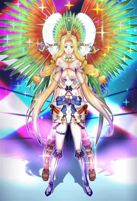 Safebooru 2girls Bare Shoulders Bikini Blonde Hair Blue Eyes Boots Bradamante Fategrand