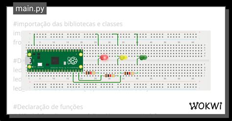 semáforo simples wokwi esp32 stm32 arduino simulator