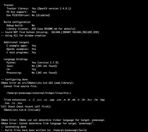 raspberry pi 3 cmake error · issue 332 · thp psmoveapi · github