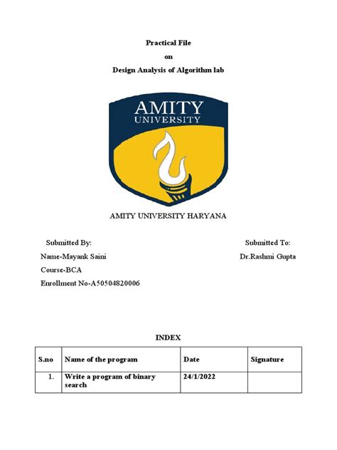 design analysis of algorithm lab practical file pdf vertex graph theory algorithms and