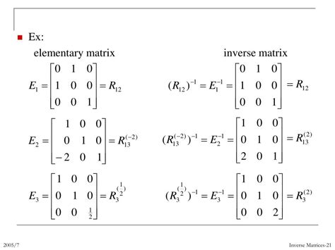 ppt inverse and elementary matrices powerpoint presentation free download id 6299355