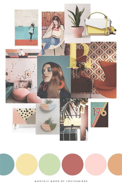 April Inspiration Mood Board Layout Mood Board Fashion Mood Board
