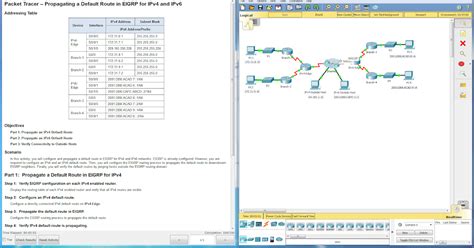 CCNAv6 S3 7 1 3 4 Packet Tracer Propagating A Default Route In