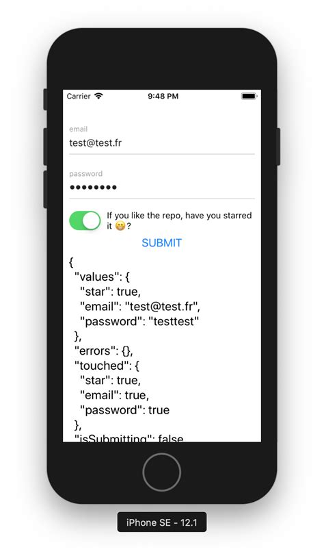 react native formik doc formik step by step md at master · bamlab react native formik · github