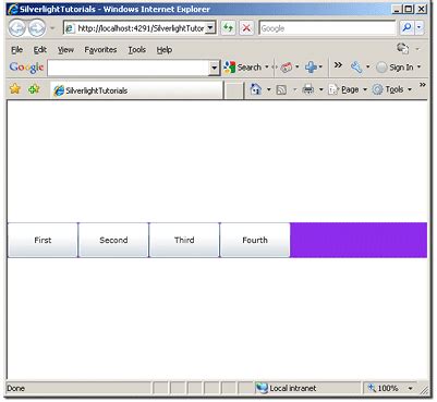 Using StackPanel Silverlight Control