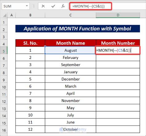how to convert month name to number in excel 5 suitable ways