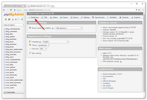Wie Importiere Ich Eine Datenbank Mit PhpMyAdmin Hilfe One