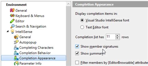 resharper intellisense does not show items description tooltip resharper support jetbrains