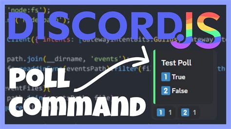 Poll Command Discord Js V14 2023 Code Your Own Discord YouTube