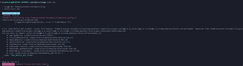 Error ERR MODULE NOT FOUND When Attempting To Run Any Of The