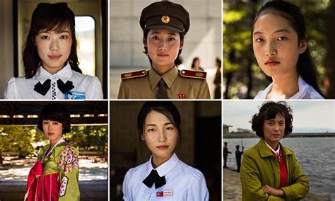 North Koreas Beautiful Women Who Live In A World Without Cosmetics Daily Mail Online