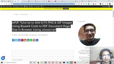 jspdf html2canvas tutorial to export html with custom css styles to pdf document in javascript