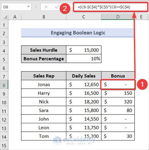 How To Calculate Bonus In Excel 5 Handy Methods ExcelDemy