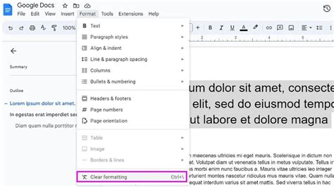 How To Clear Formatting In Google Docs