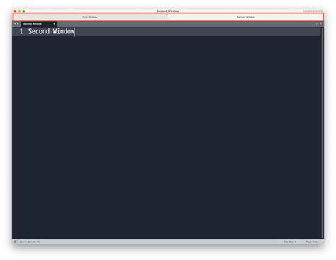 How To Show Window Tab With Single Window Technical Support Sublime