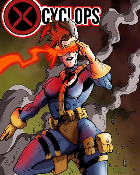 My Version Of Female Cyclopspencil And Ink By Me And Colors By Cmagno Rxmen
