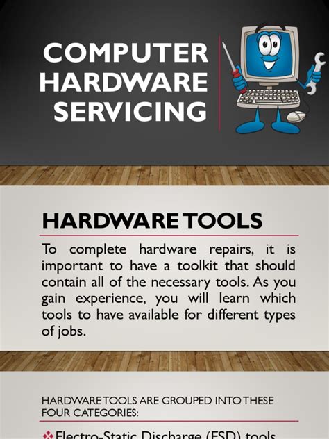 computer hardware servicing pdf electrostatic discharge force