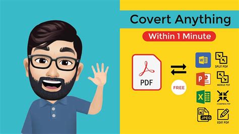 how to convert word excel or powerpoint documents file to pdf for free youtube