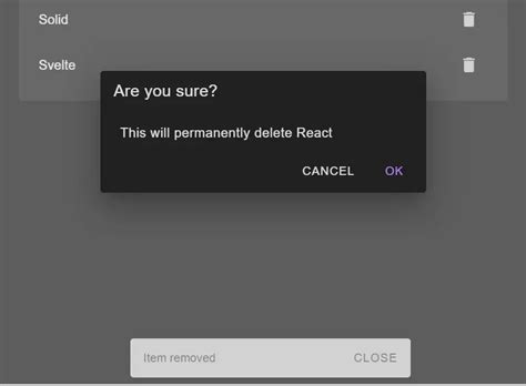 Confirmation Dialog Snackbar Component Vuetify Use Dialog Vue Script