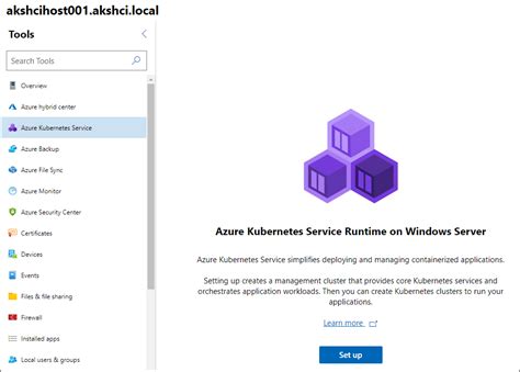 Deploy AKS Infrastructure Using Windows Admin Center AKS Hybrid