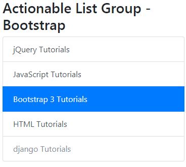 How To Create Bootstrap 4 List Groups Explained With 12 Examples