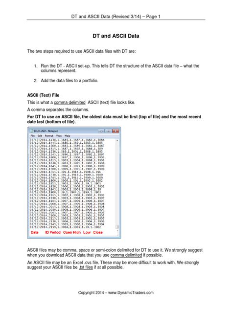 dtand asciidata pdf computer file comma separated values