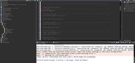 Stm32f4discovery Stm32cube Ide Build Error Saying Cannot Find The