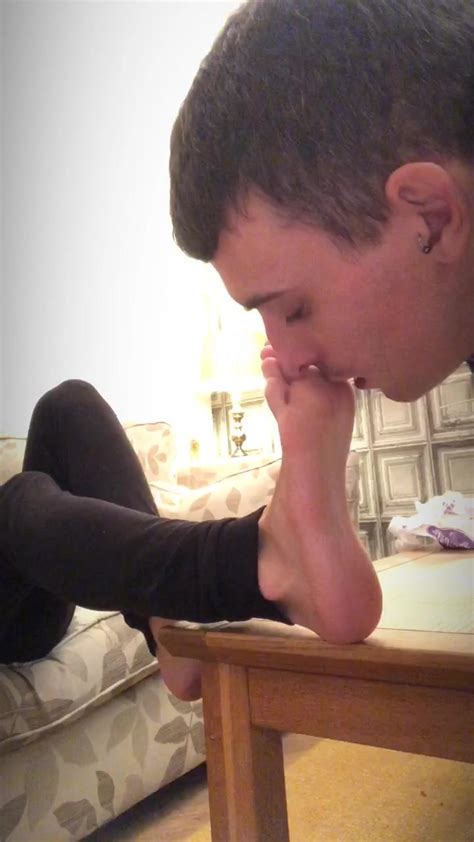 Socks And Feet Sniffing Cute Slave Sniffs And