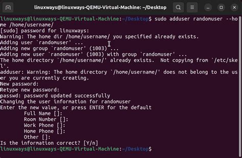 How To Use The Adduser Command In Linux With Examples Linuxways