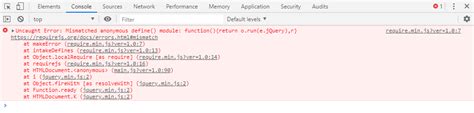 解决 requier js 报错 mismatched anonymous define module 的问题 子不语