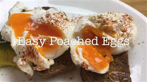 Easy Poached Eggs Quick And Simple Gooey Eggs Youtube