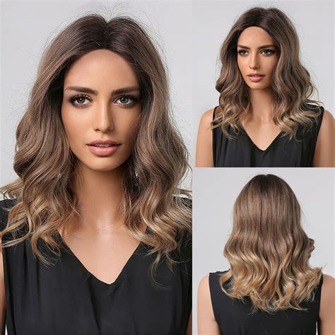 Ombre Shoulder Length Wavy Hair