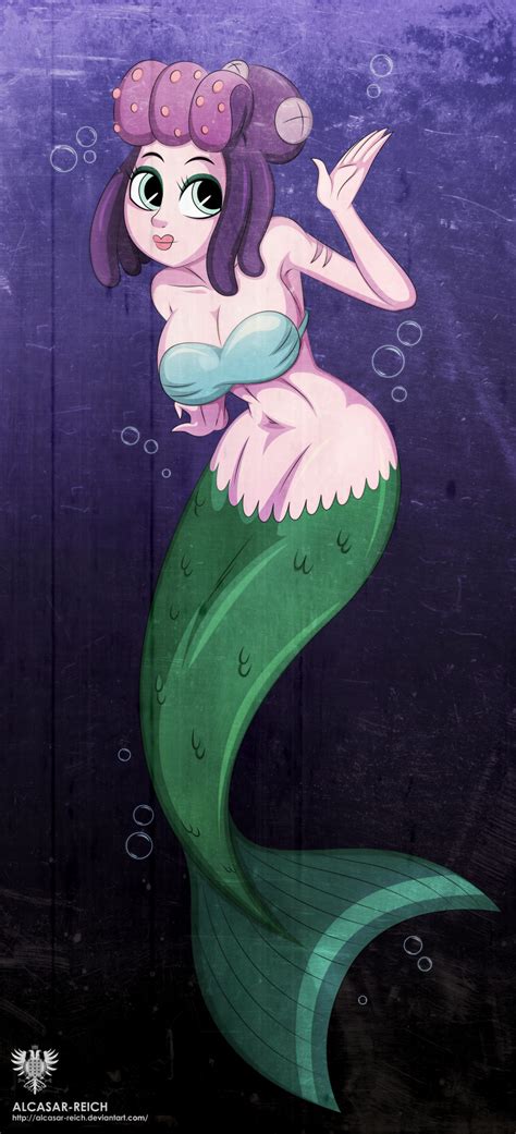 Rule 34 Alcasar Reich Big Ass Big Breasts Blue Eyes Cala Maria Cuphead Game Curvy Cute Fit