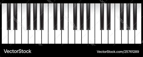 Piano Keys Royalty Free Vector Image VectorStock