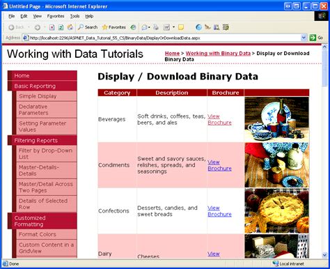 displaying binary data in the data web controls c microsoft learn