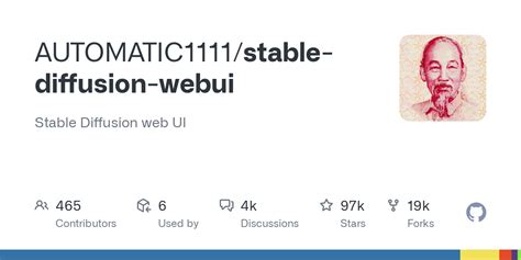 Home AUTOMATIC1111 Stable Diffusion Webui Wiki GitHub