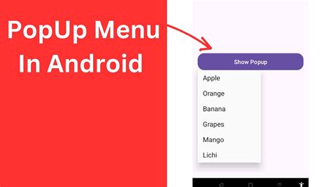 Android Popup Menu Tutorial Creating Stylish Menu Options In Android