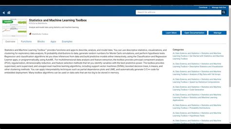 how to add statistics and machine learning toolbox in your matlab youtube