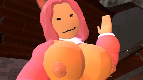 Rule 34 Big Breasts Female Huge Breasts Pink Hair Rec Room Recroom Recroom Nsfw Selfie Tagme