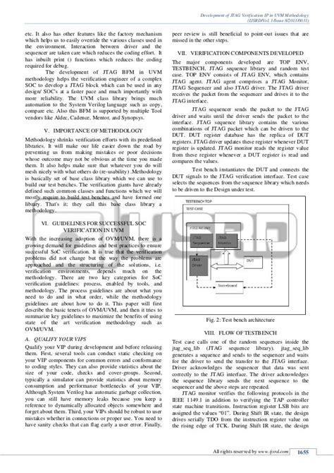 development of jtag verification ip in uvm methodology