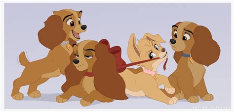 Angel And Company Disneys Lady And The Tramp Fan Art 41600375 Fanpop