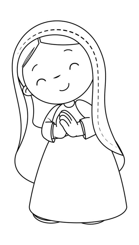 Virgen Maria Para Colorear Animada Virgen Maria Dibujos Para Colorear Az Dibujos Para Colorear