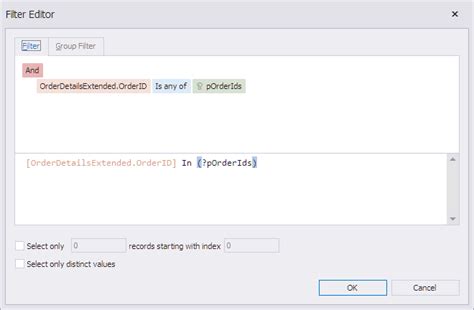 use query parameters reporting tools devexpress documentation