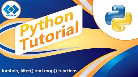lamda filter and map functions in python programming youtube